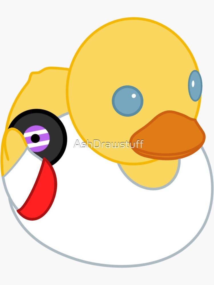 "Tommyinit duck" Sticker for Sale by AshDrawstuff | Redbubble