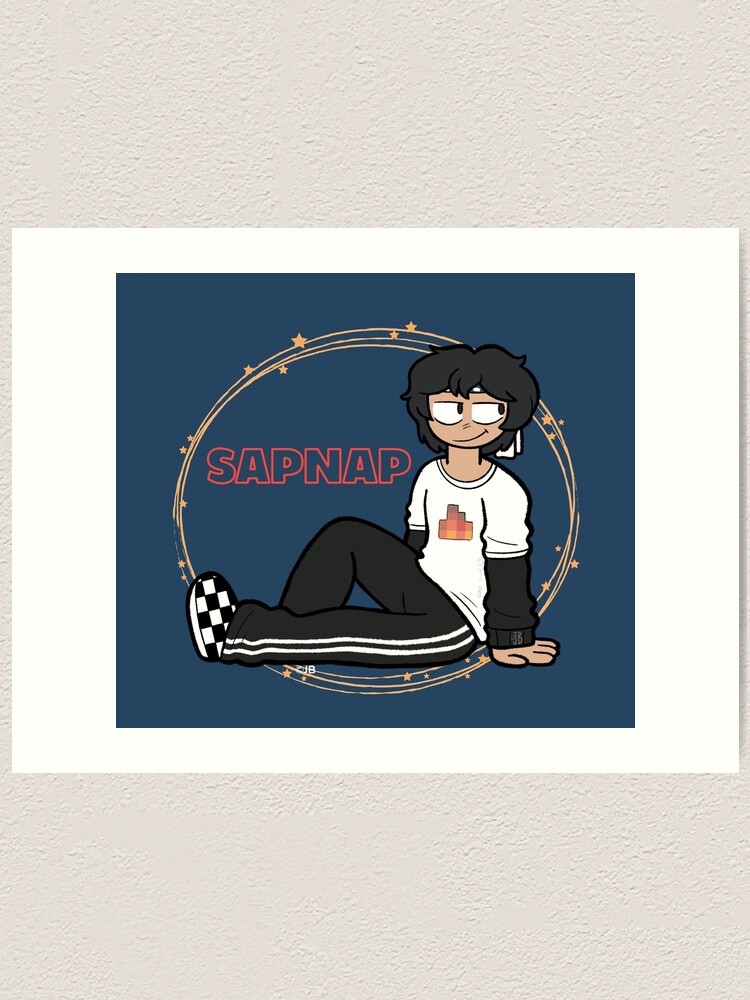 "Dream SMP - Sapnap fan art" Art Print by FunnehGacha | Redbubble