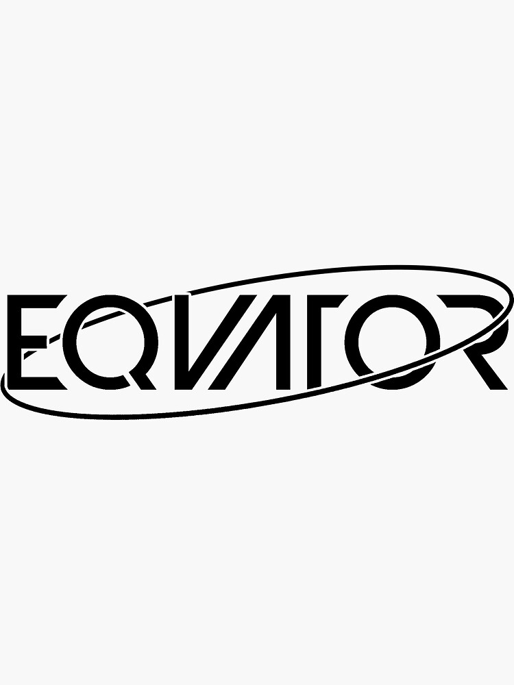 "Equator Logo" Sticker by Equator | Redbubble