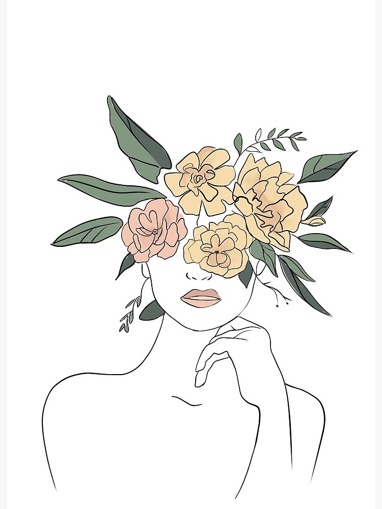 "Flower Head" Art Board Print for Sale by themadelinerock | Redbubble
