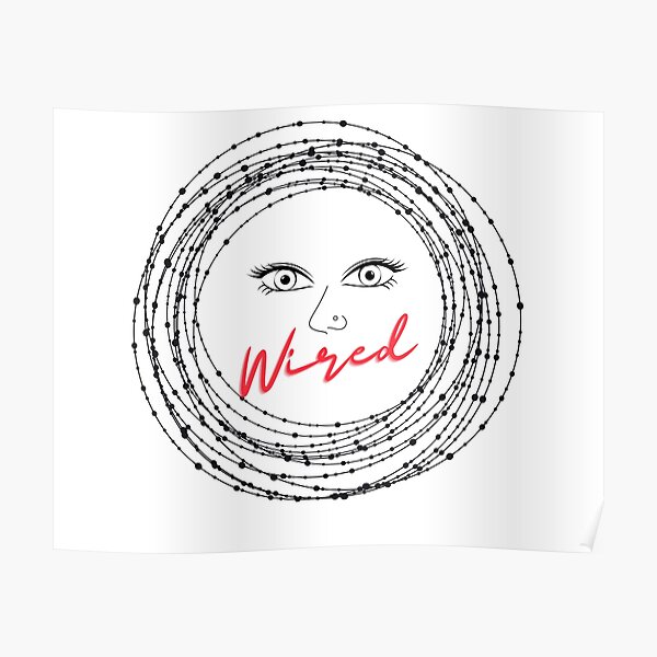 "Wired" Poster for Sale by MenMakeSammichs | Redbubble