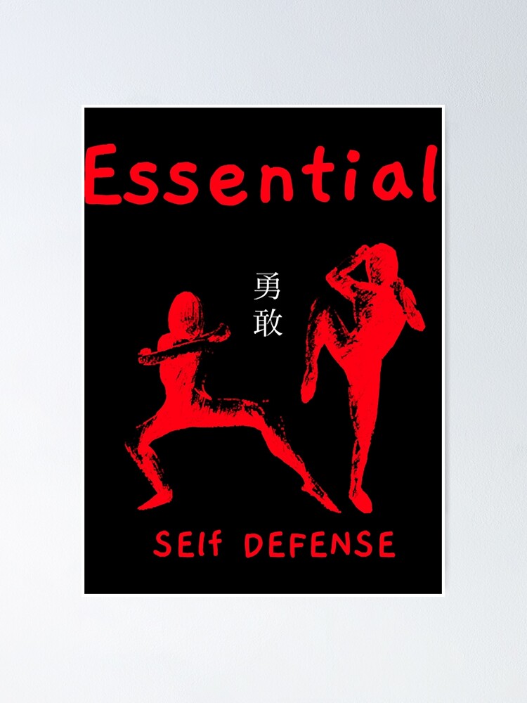 "Essential Self defense " Poster for Sale by SerenMarici | Redbubble