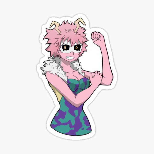 "Mina Ashido" Sticker for Sale by ScruffBucket | Redbubble