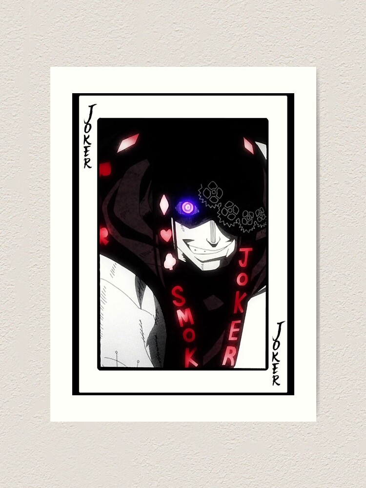 "Fire Force - Joker Five Two 52 " Art Print by Jwana06 | Redbubble