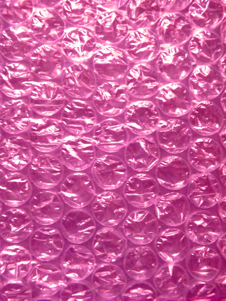 "PINK BUBBLE WRAP (Textures)" Sticker for Sale by leethompson | Redbubble