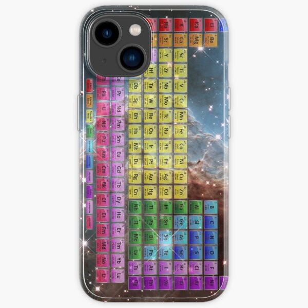 "Starfield Periodic Table with 118 Element Names" iPhone Case for Sale ...