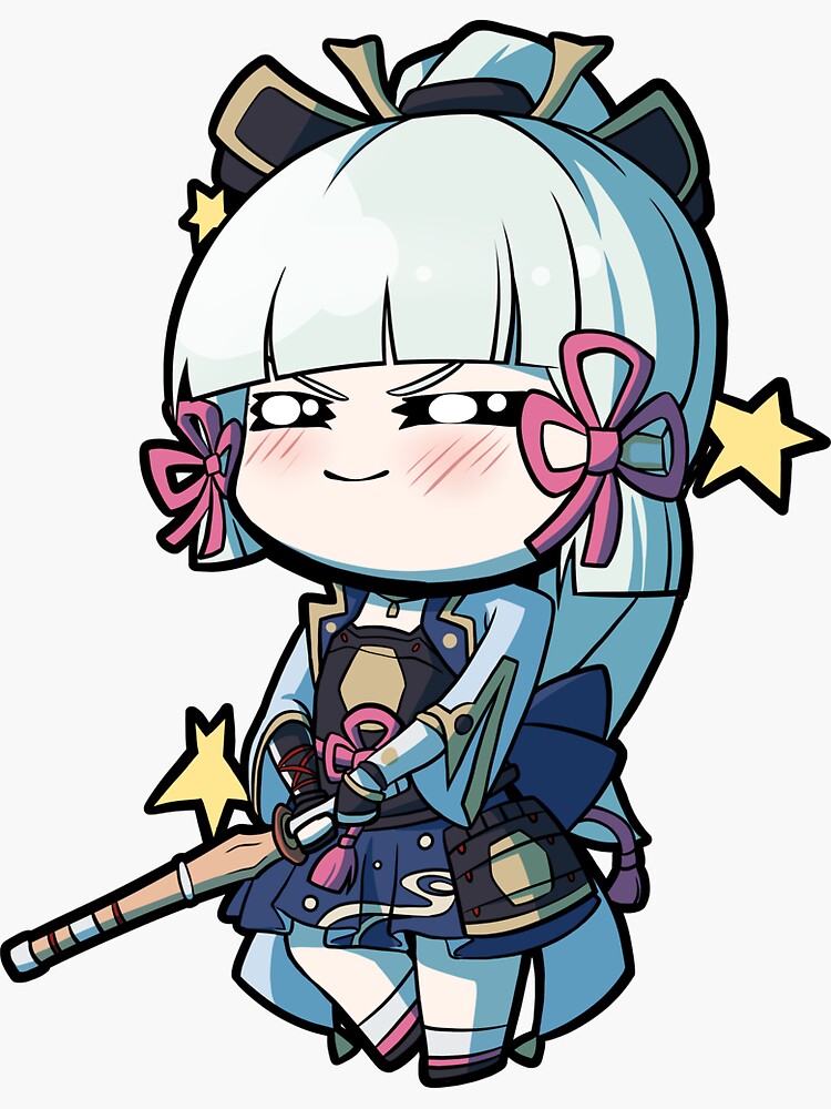 "Chibi Ayaka - Genshin Impact" Sticker for Sale by MangaXai | Redbubble