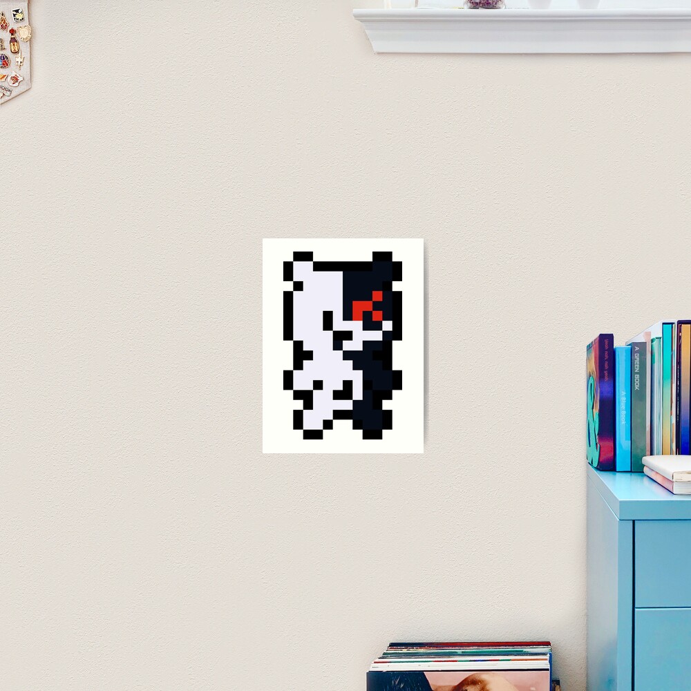 "Pixel Monokuma" Art Print by ImpishMATT | Redbubble