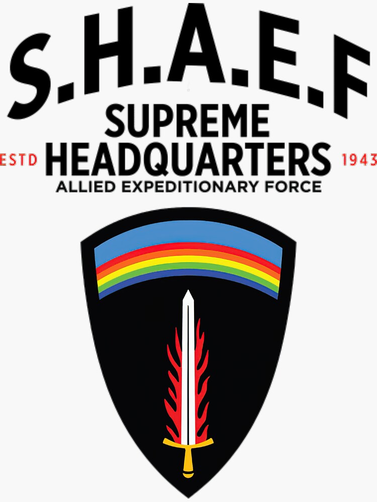 "Shaef StickerSHAEF Surpreme Headquarters Allied Epeditionary Force ...