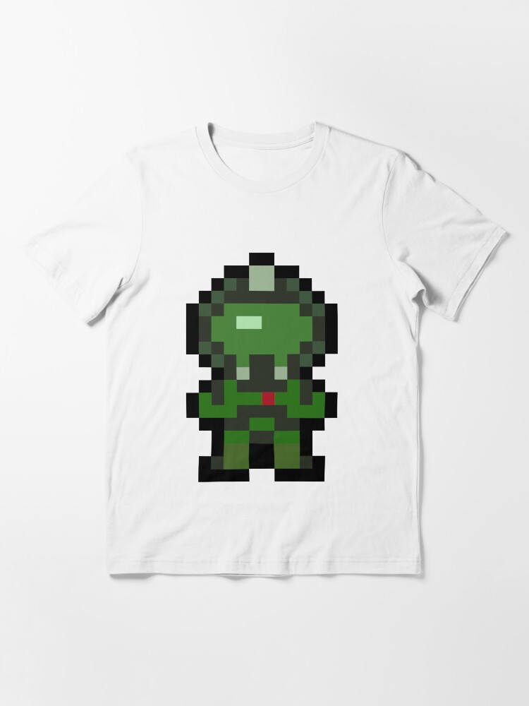 "Pixel Doomguy" Essential T-Shirt for Sale by ImpishMATT | Redbubble