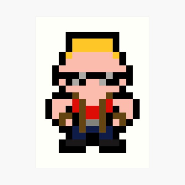 "Pixel Duke Nukem" Art Print by ImpishMATT | Redbubble
