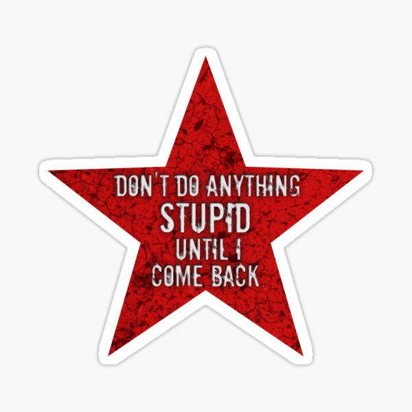 "Bucky Barnes Quote Winter Soldier" Sticker for Sale by nvrland-novelty ...