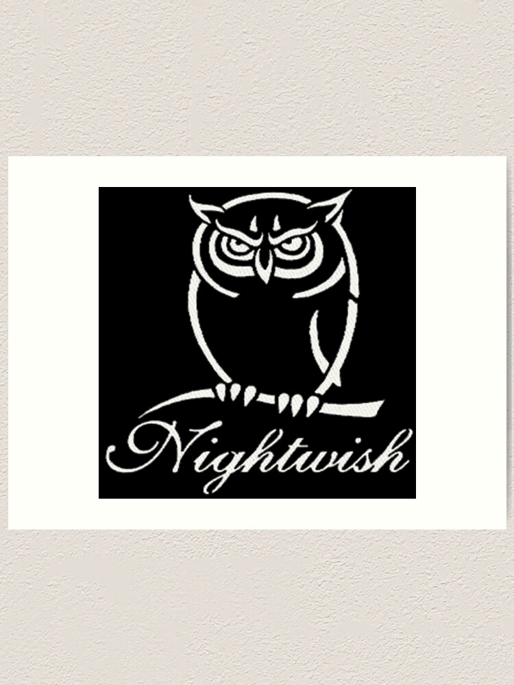 "Nightwish is a Finnish symphonic metal band logos favorite" Art Print ...