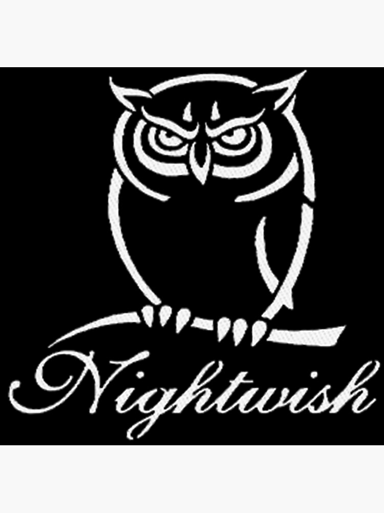 "Nightwish is a Finnish symphonic metal band logos favorite" Art Print ...