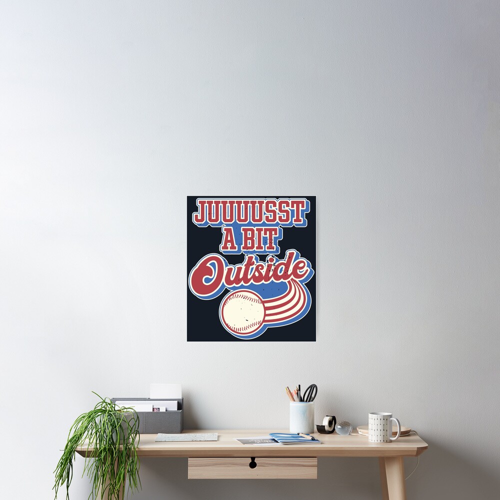 "Harry Doyle 'Juuuust a Bit Outside' Baseball Fan Art" Poster by ...
