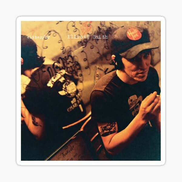 "Elliott Smith - Either Or Album Cover" Sticker for Sale by ...