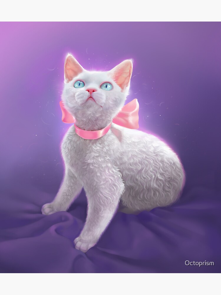 "The Prettiest Kitty" Sticker by Octoprism | Redbubble