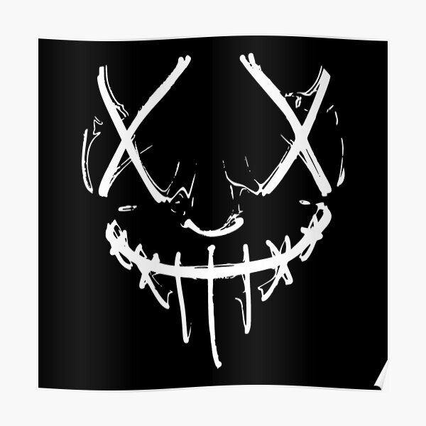 Póster «Cara de terror con óptica de purga Premium» de dothinhchu ...