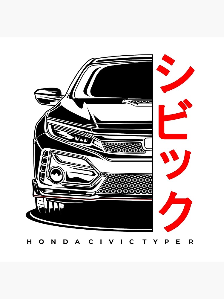 "Civic Type R" Poster by powerstudio | Redbubble