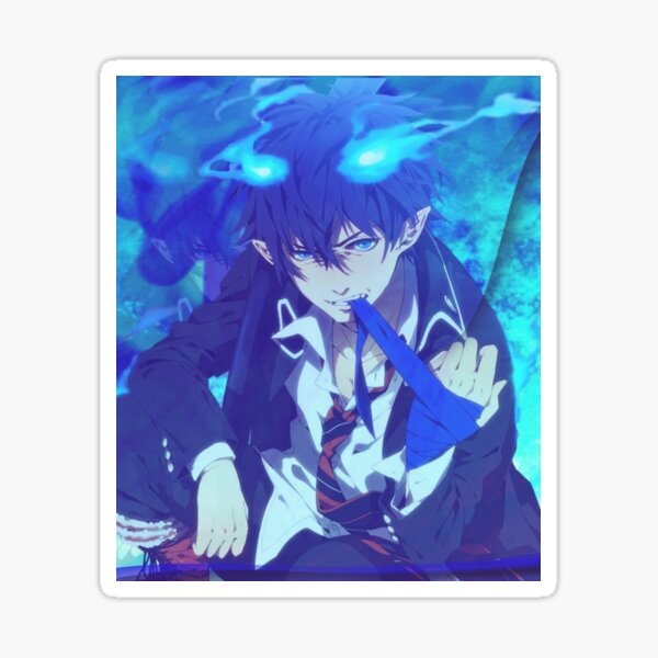 "Blue Exorcist For 3" Sticker for Sale by bomberbom | Redbubble