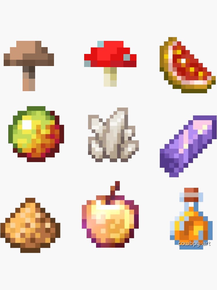 "Minecraft Aesthetic Sticker Pack: Witchy" Sticker by cowbpy-art ...