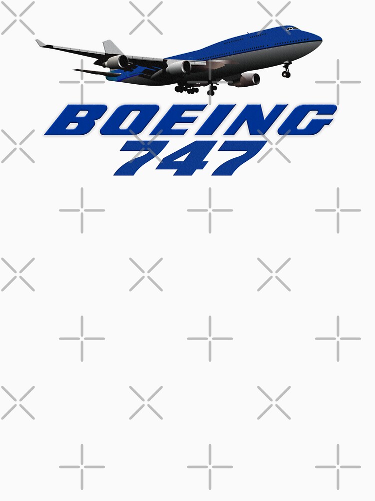 "Boeing 747 " T-shirt for Sale by Joel-Designs | Redbubble | boeing t ...