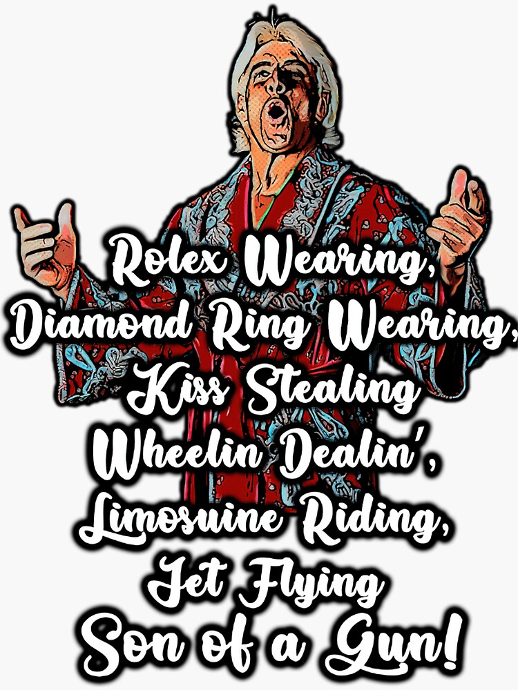 "Ric Flair StickerRic Flair Sticker " Sticker for Sale by ...