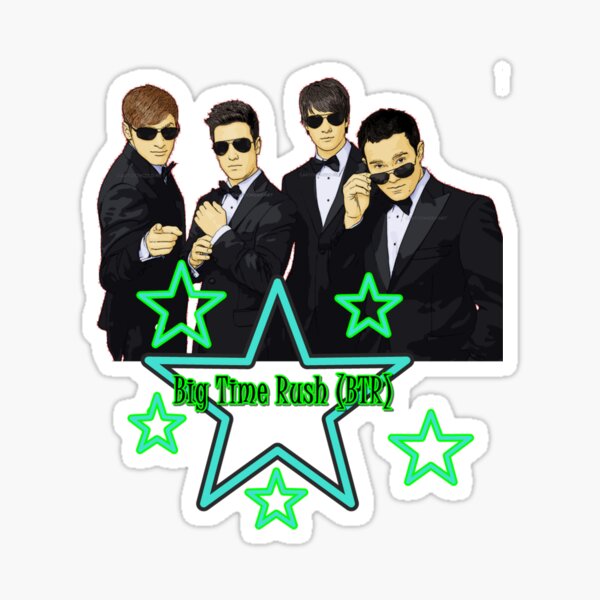 "Big Time Rush" Sticker for Sale by Faiyaz45 | Redbubble