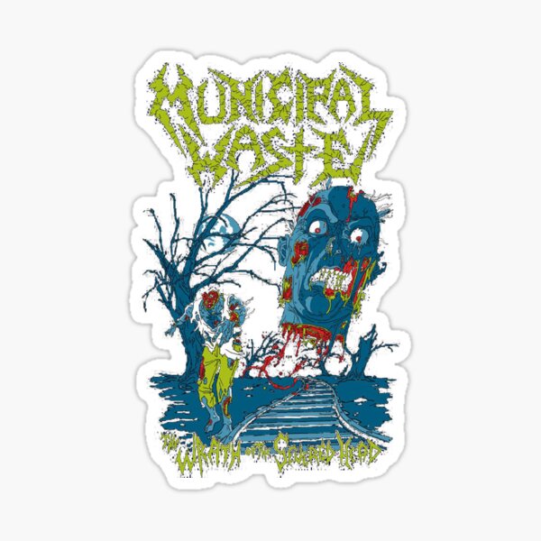 "MUNICIPAL FOR WASTE" Sticker for Sale by SusanHirth | Redbubble