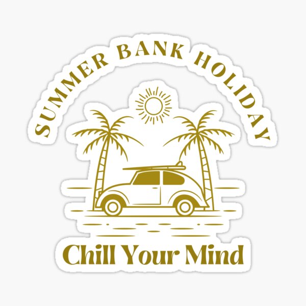 " Summer Bank Holiday" Sticker by adamamo | Redbubble