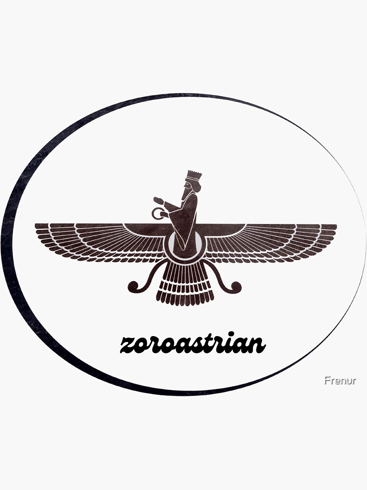"Zoroastrian Art" Sticker for Sale by Frenur | Redbubble