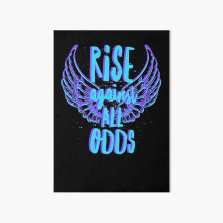 "Rise Against All Odds Suicide Prevention Mental Health" Art Board ...