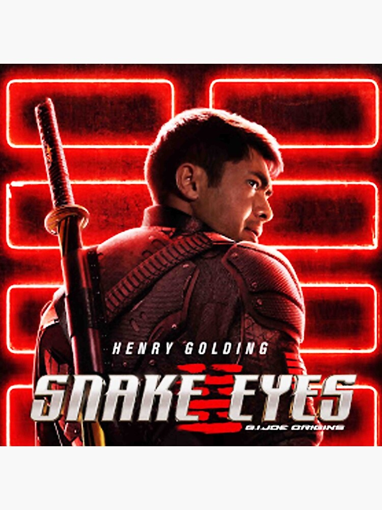 "snake eyes 2" Poster for Sale by qianbint | Redbubble