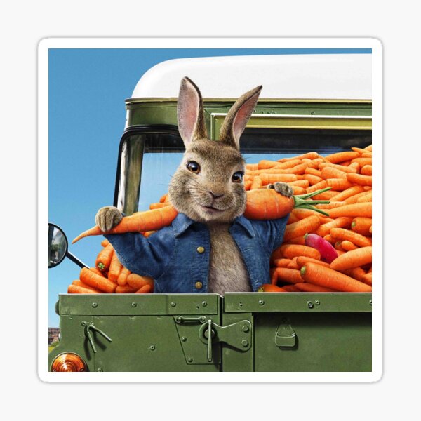 "peter rabbit" Sticker for Sale by uminkum | Redbubble