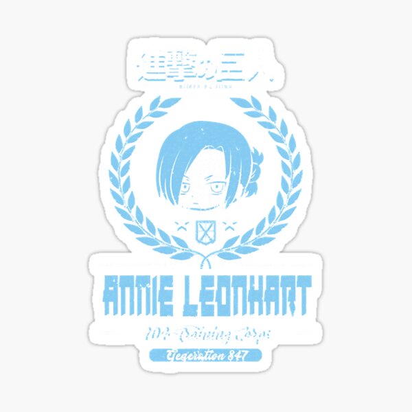 "ATTACK ON TITAN ANNIE LEONHART (GRUNGE STYLE) " Sticker for Sale by ...
