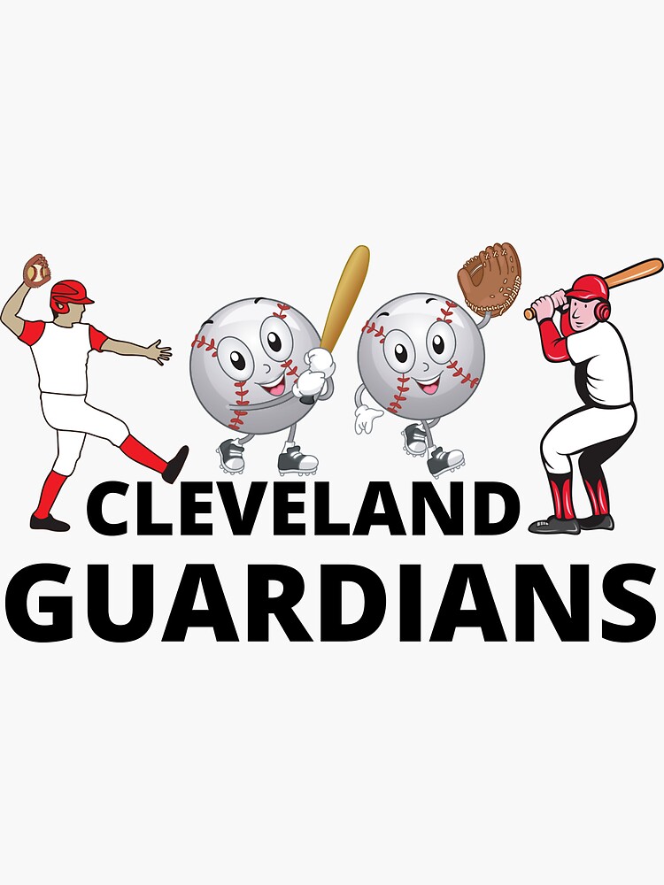 "cleveland guardians t shirts for all guys" Sticker for Sale by meever ...