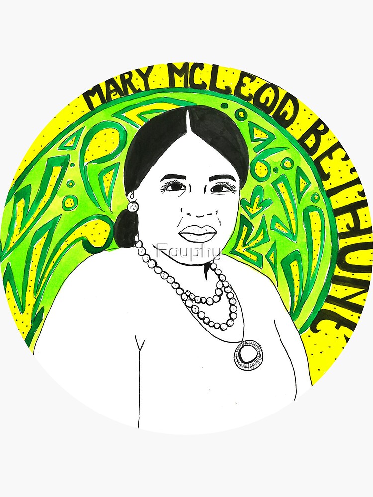 "Mary McLeod Bethune" Sticker for Sale by Fouphy | Redbubble