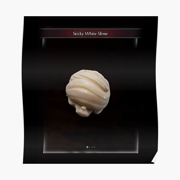 Póster «Cumpleaños Giftorite Demon's Souls - Sticky White Slime ...
