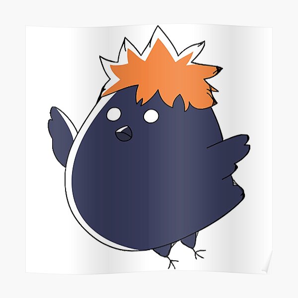 "chibi crow hinata " Poster for Sale by GregoryPowers | Redbubble
