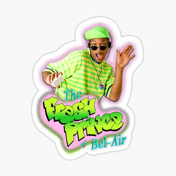 "Fresh Prince Of Bel Air " Sticker for Sale by Leingangb | Redbubble