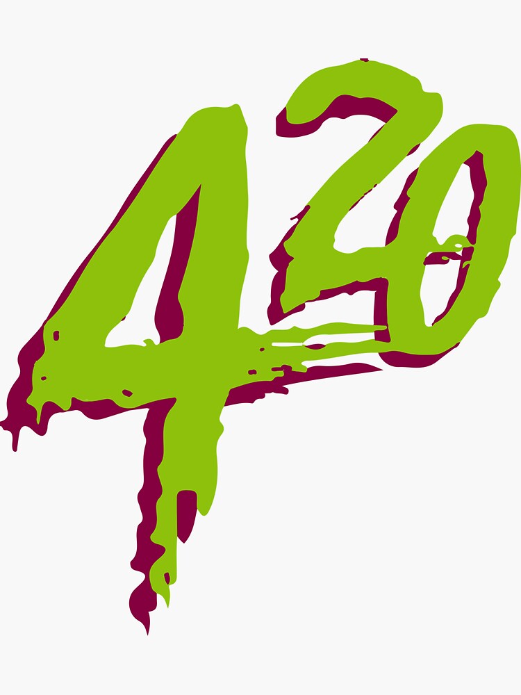 "420" Sticker for Sale by sotoh | Redbubble