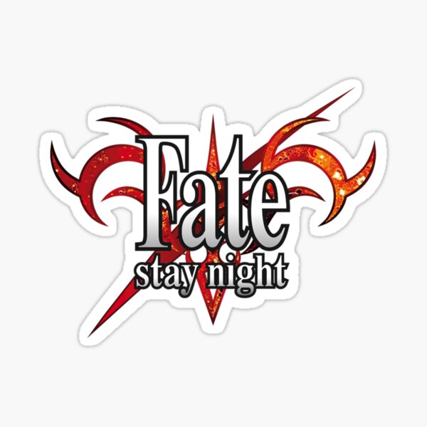 "Fate Stay Night - Visual Novel - Logo" Sticker for Sale by Annsanthush ...