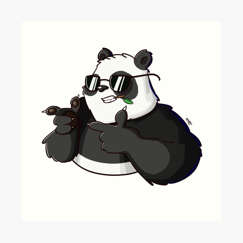 "Swag Panda" Kunstdruck von MissHeyThere | Redbubble