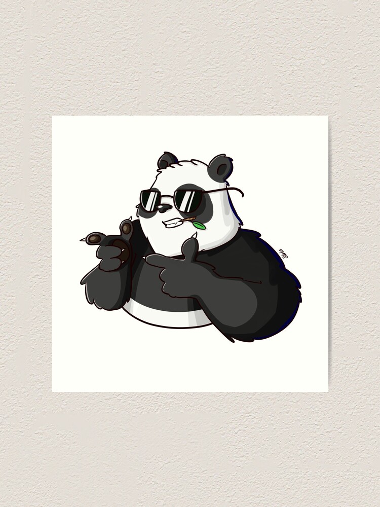 "Swag Panda" Kunstdruck von MissHeyThere | Redbubble