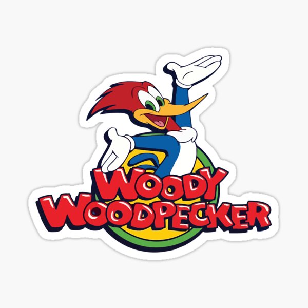 "Woodpecker logo" Sticker for Sale by FossettJohn | Redbubble