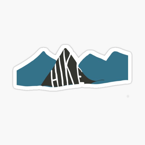 "Hike" Sticker for Sale by brookenich05 | Redbubble