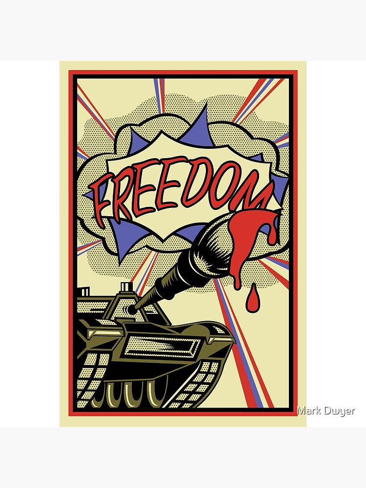 "Freedom Tank Digital Illustration" Poster by DweezyDesigns96 | Redbubble