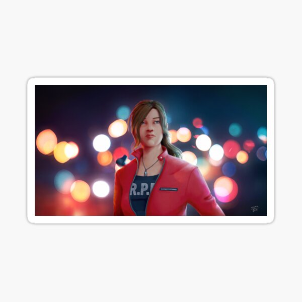 "Resident Evil Claire" Sticker for Sale by junjoba | Redbubble
