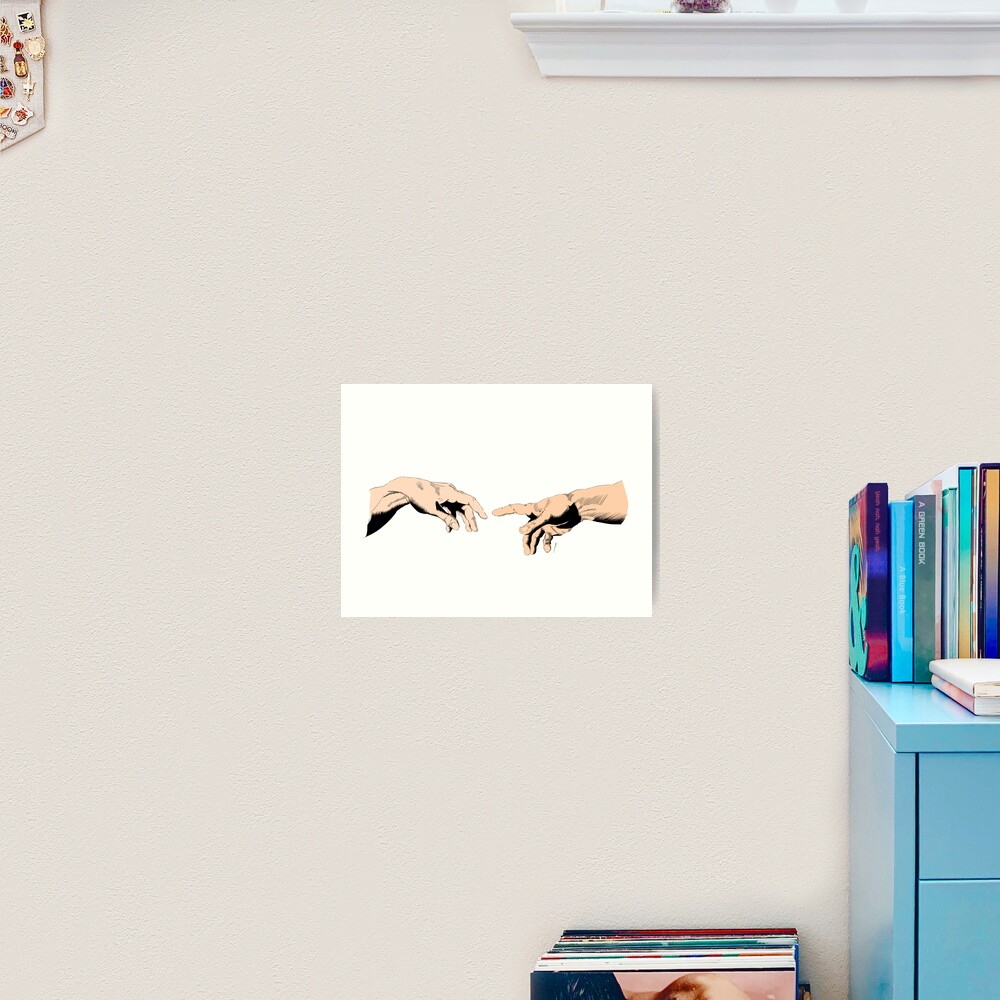 "The Creation of Adam - Comic Book, Color." Art Print for Sale by ...