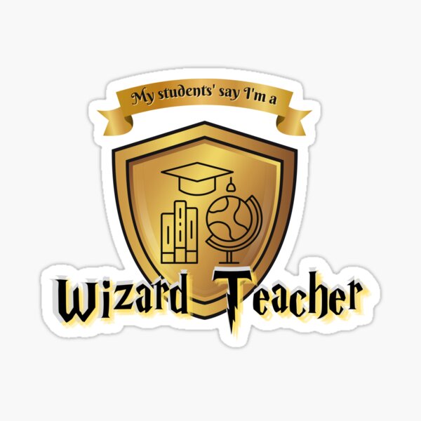 "Wizard teacher" Sticker for Sale by cheeseminer2000 | Redbubble